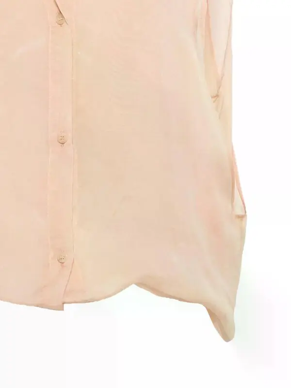 ALYSI Buttoned Collarless Top