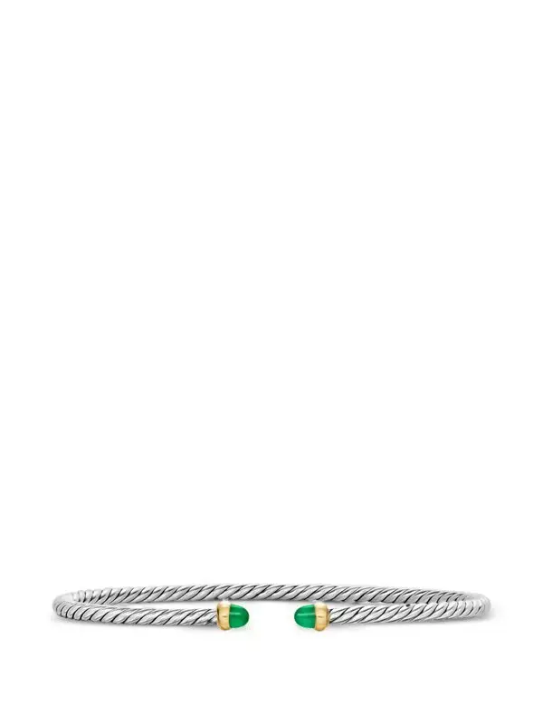 David Yurman Micro Cable Flex Bracelet - Silver