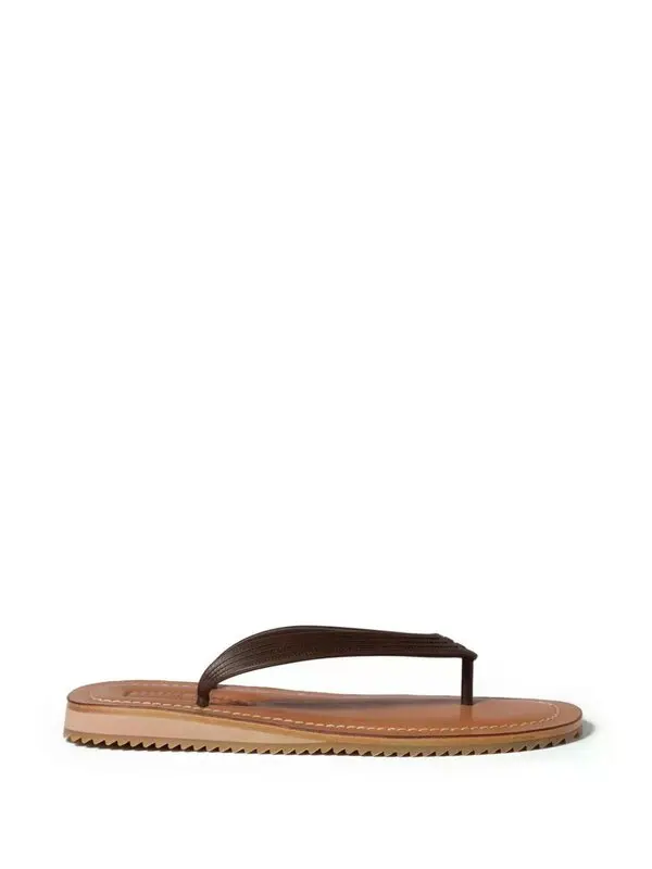 Miu Miu Thong Sandals - Brown