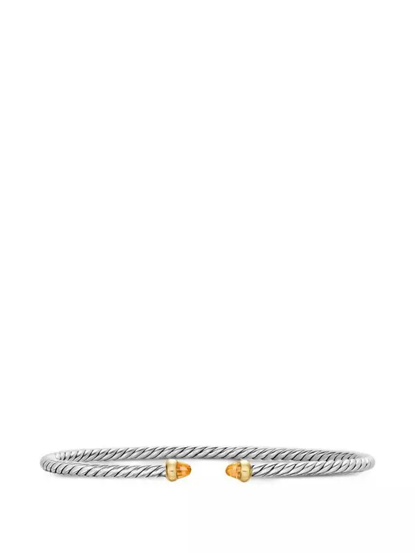 David Yurman Micro Cable Flex Bracelet - Silver