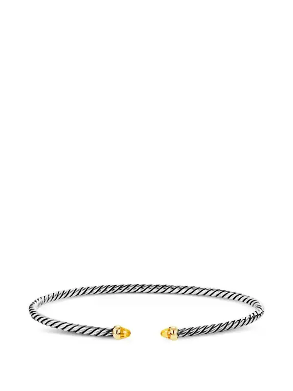 David Yurman Micro Cable Flex® Bracelet With Citrine