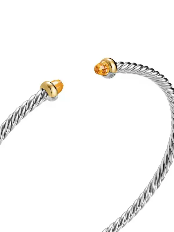 David Yurman Micro Cable Flex® Bracelet With Citrine