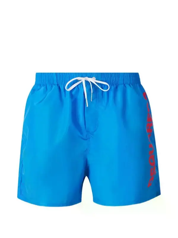 Dsquared2 Logo-print Swim Shorts - Blue
