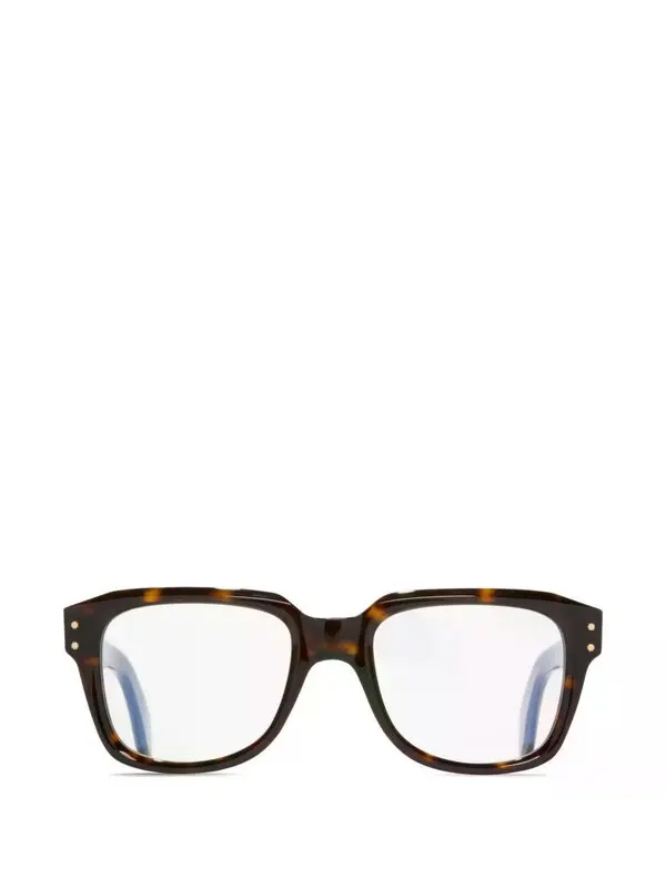CUTLER & GROSS Square-frame Eyeglasses - Brown