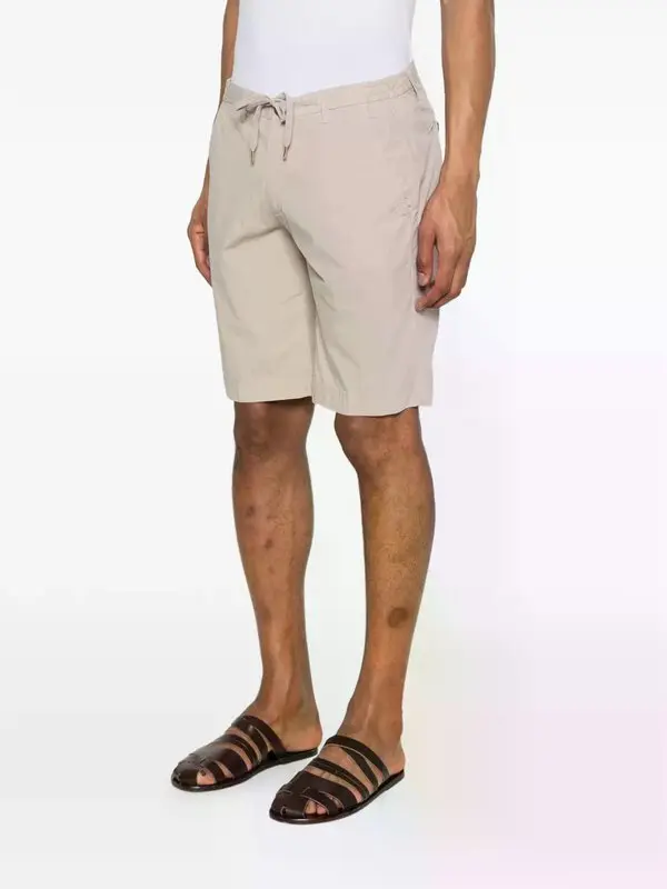 BRIGLIA 1949 Tailored Drawstring Shorts - Neutrals