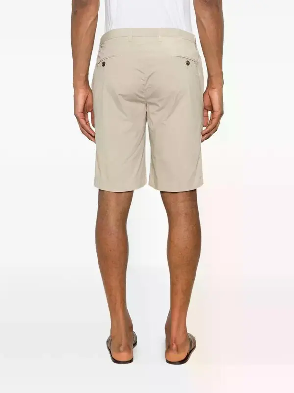 BRIGLIA 1949 Tailored Drawstring Shorts - Neutrals