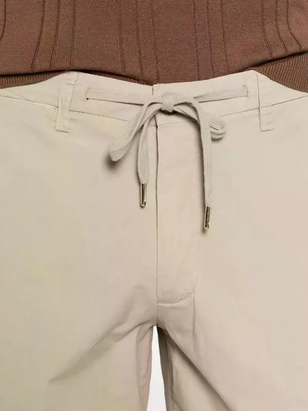 BRIGLIA 1949 Tailored Drawstring Shorts - Neutrals