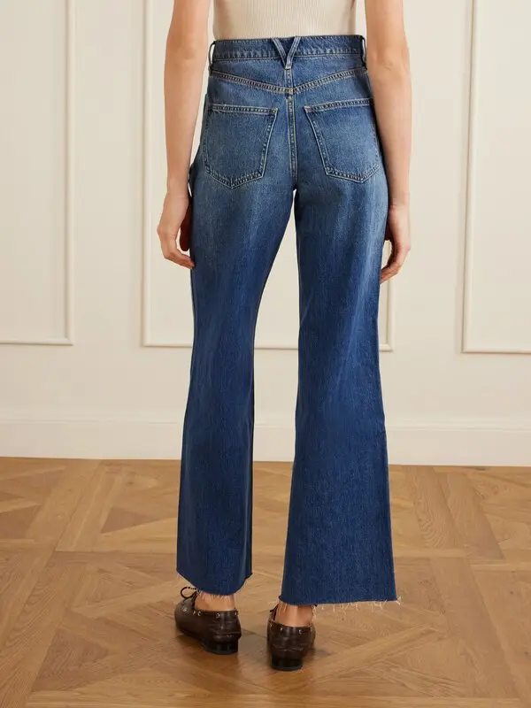 Veronica Beard Taylor High-rise Wide-leg Jeans