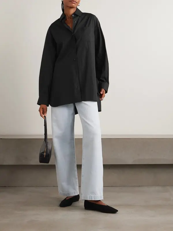 AGOLDE Maria Mcmanus Organic Cotton-poplin Oversized Shirt