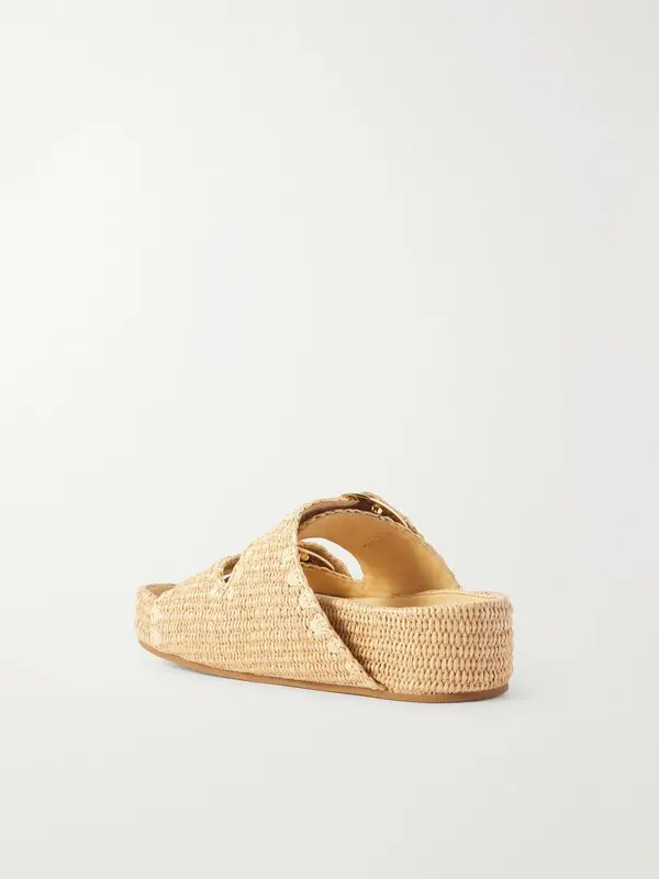 LOEFFLER RANDALL Nico Raffia Sandals