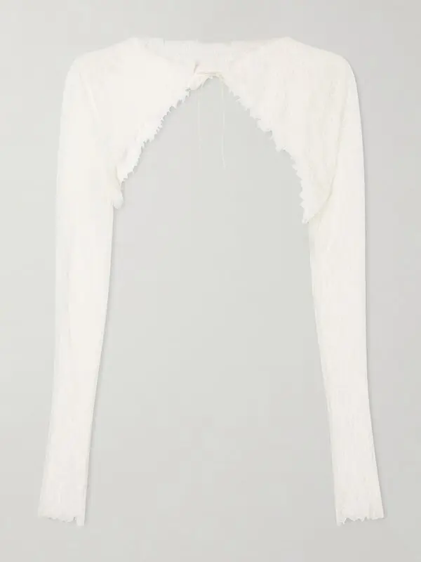 PAULINE DUJANCOURT Seagull Lace Bodysuit