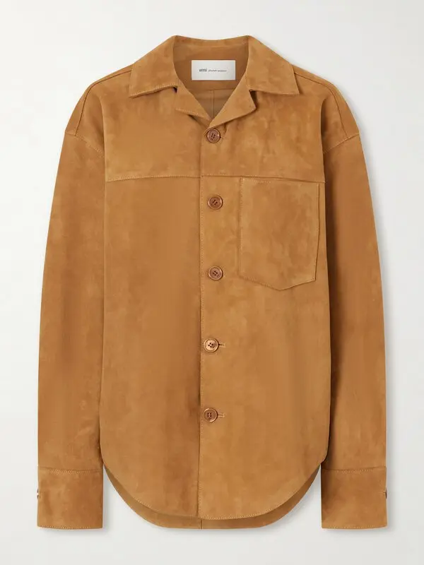 AMI Paris Suede Overshirt