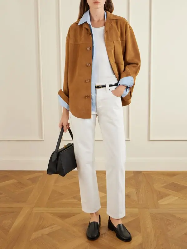 AMI Paris Suede Overshirt