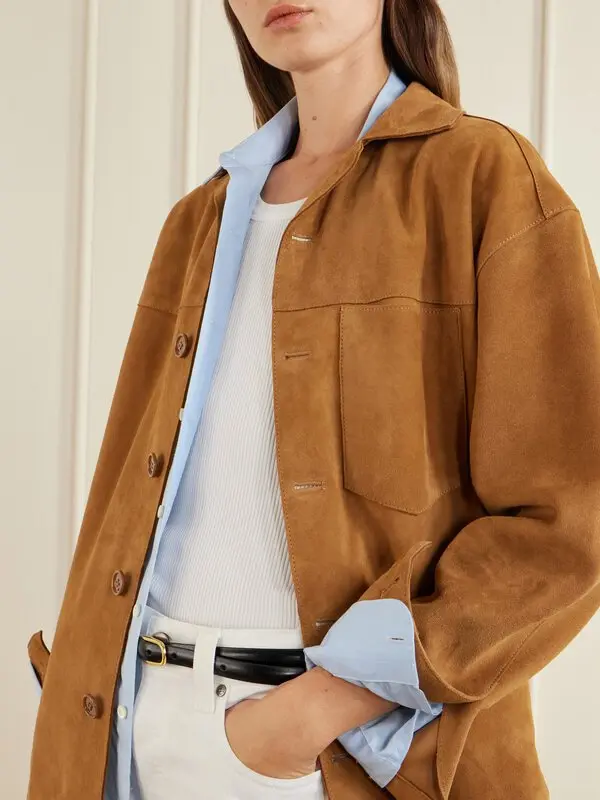 AMI Paris Suede Overshirt