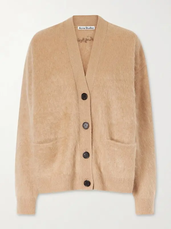Acne Studios Cashmere V-neck Cardigan - Brown