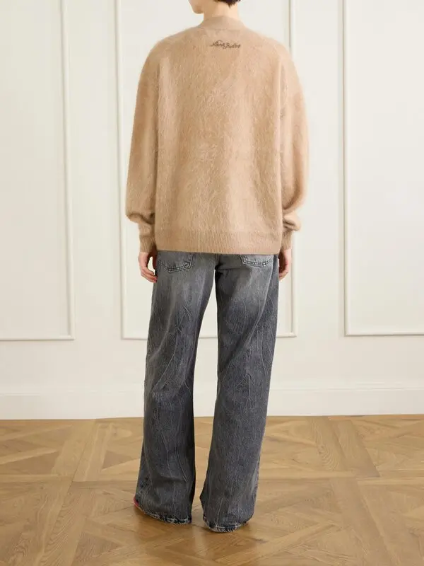 Acne Studios Cashmere V-neck Cardigan - Brown