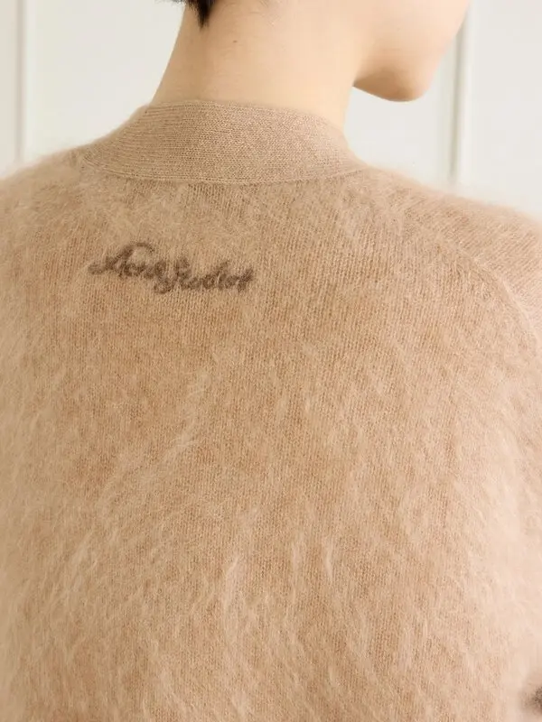 Acne Studios Cashmere V-neck Cardigan - Brown