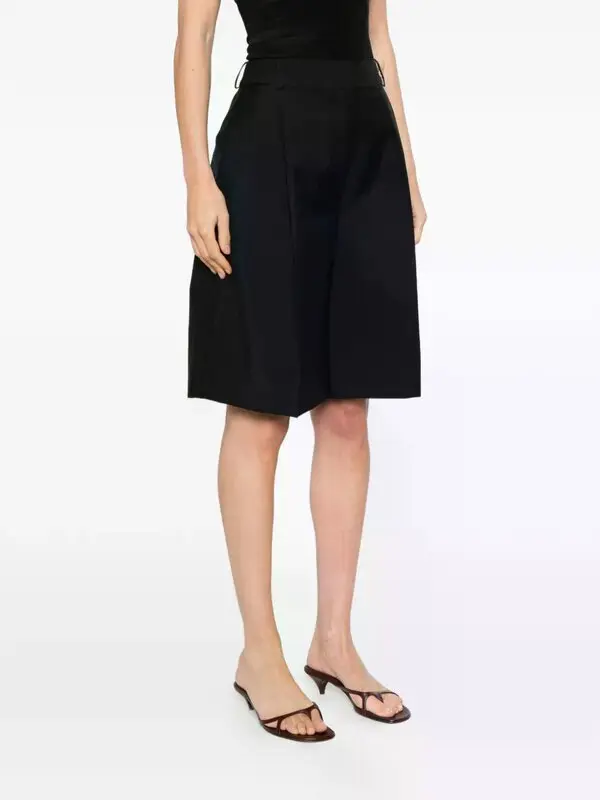 RÓHE Pleated Tailored Shorts
