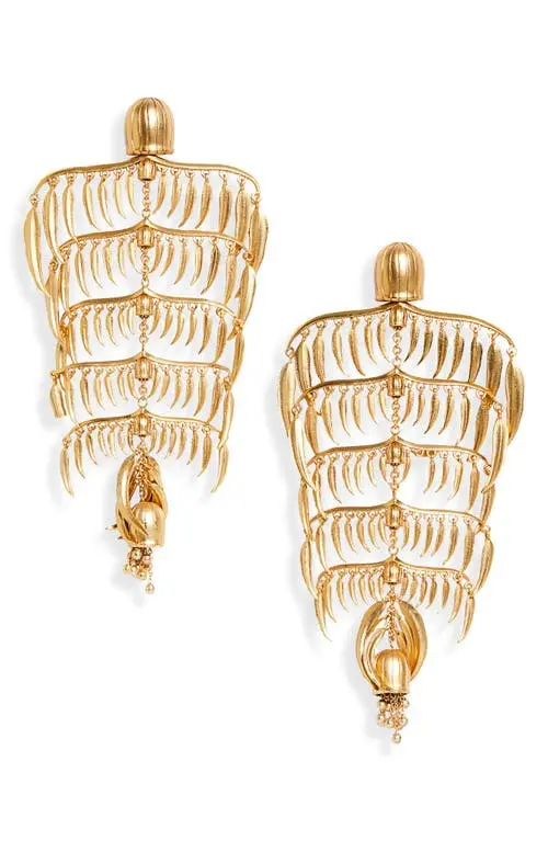 Zimmermann Mira Chandelier Earrings - Gold
