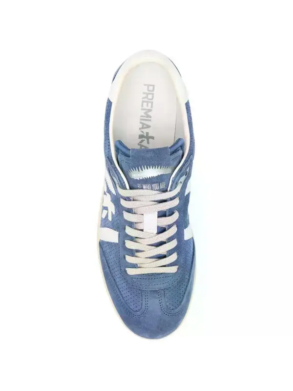 Premiata Perforated Logo Sneakers