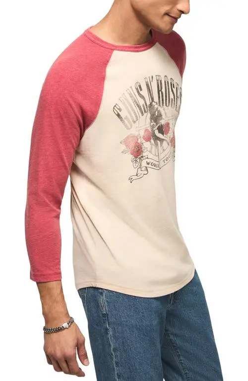 Lucky Brand Guns N' Rose Graphic Baseball T-shirt