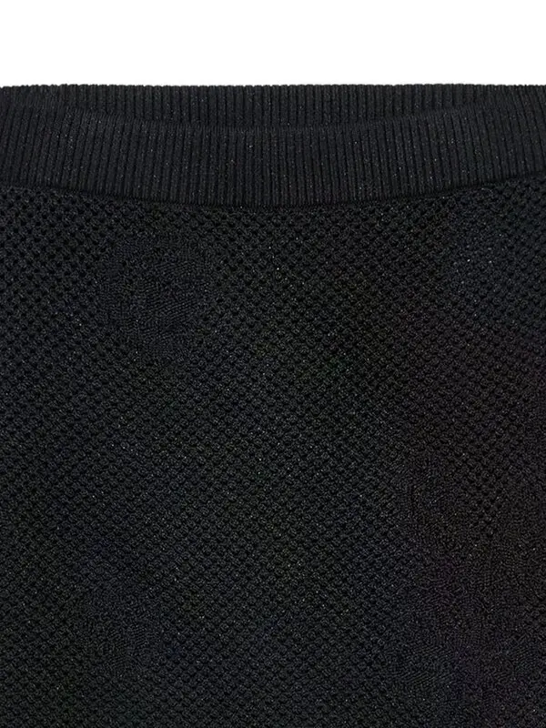 Amiri Floral Crochet Mini Skirt