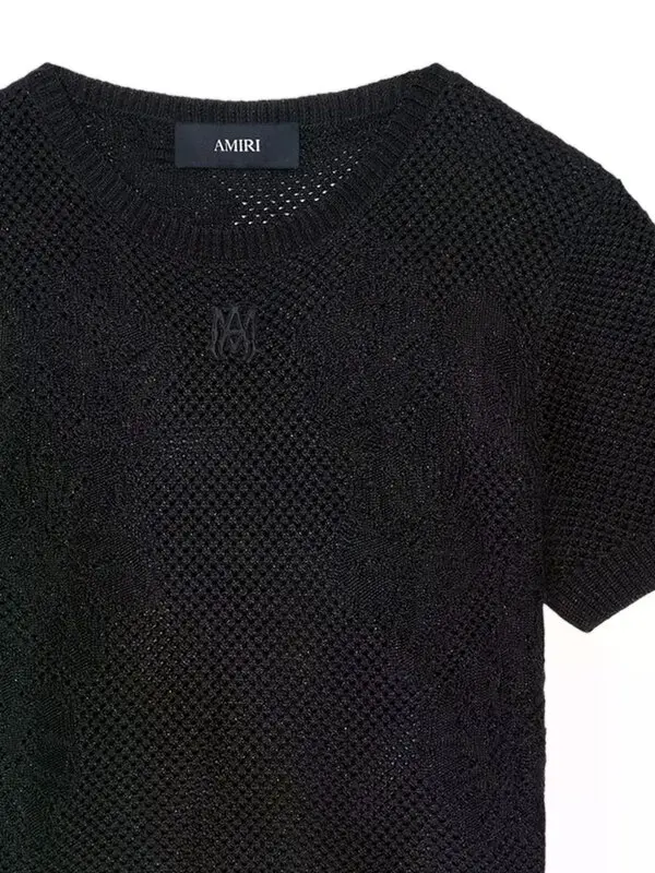 Amiri Open-knit T-shirt