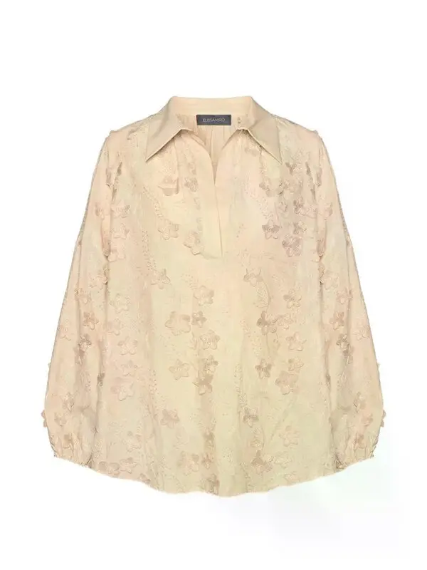 ELENA MIRÒ Cotton Voile Blouse