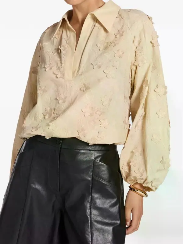 ELENA MIRÒ Cotton Voile Blouse