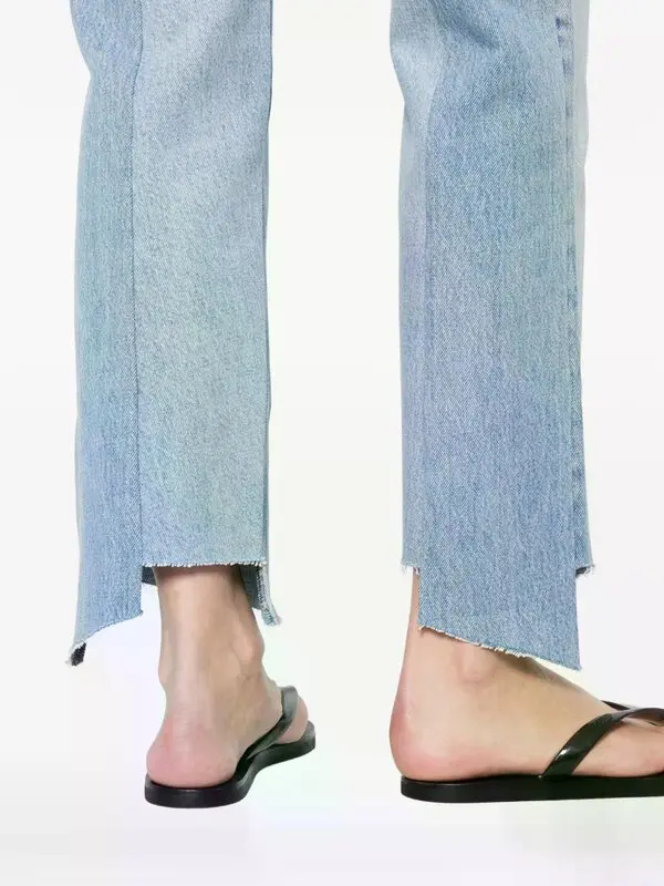 Vetements Paneled Raw-edge Jeans