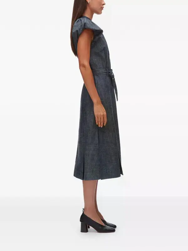 3.1 Phillip Lim Puff-sleeve Belted Midi Dress