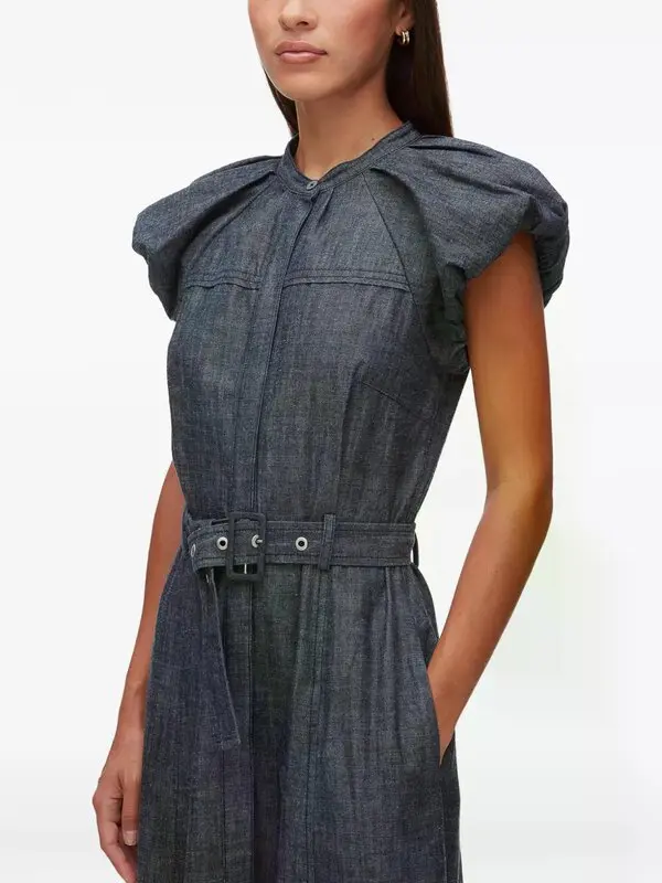 3.1 Phillip Lim Puff-sleeve Belted Midi Dress