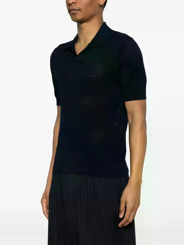 Tagliatore Knitted V-neck T-shirt