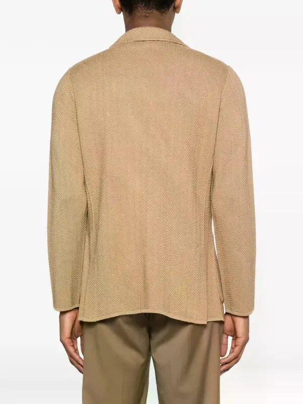 LARDINI Flower-detail Blazer - Neutrals