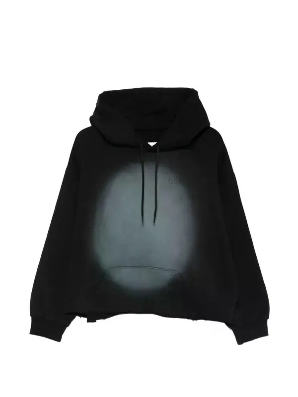 MAISON MARGIELA Logo-detail Hoodie - Black
