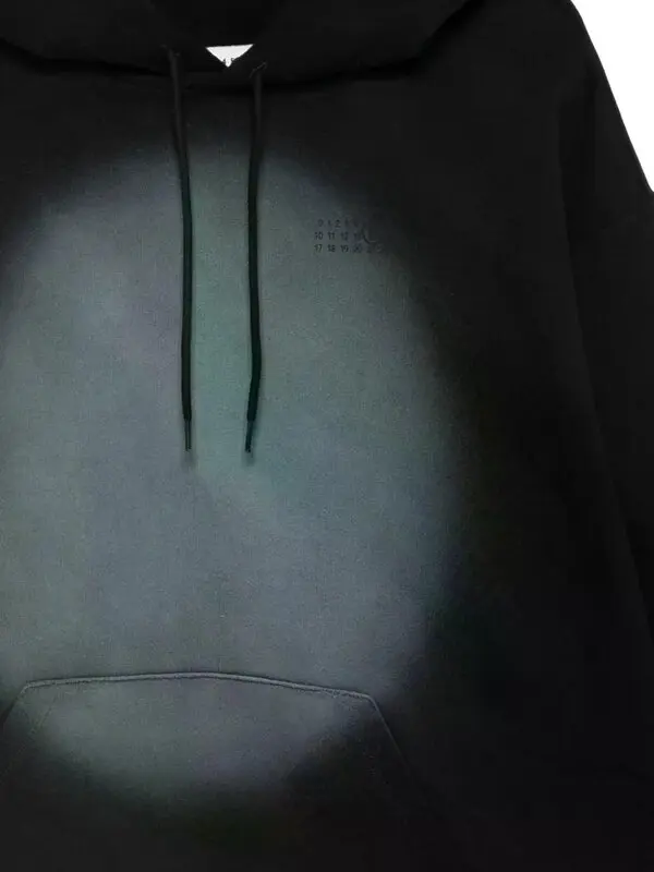 MAISON MARGIELA Logo-detail Hoodie - Black
