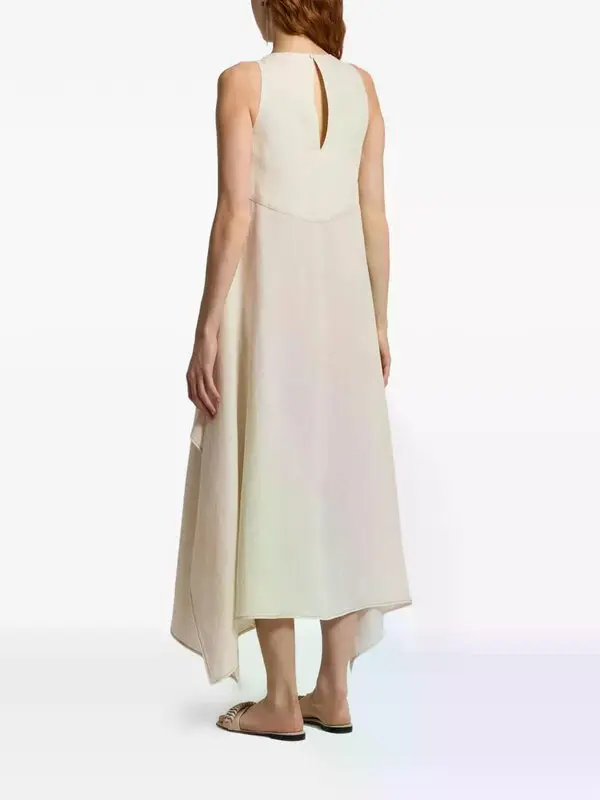 Peserico Aurea Sleeveless A-line Dress - Neutrals