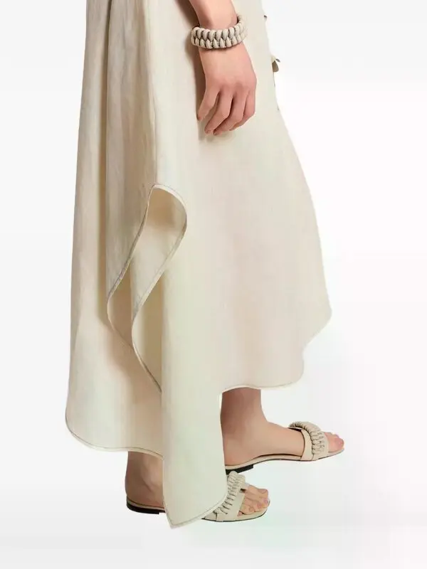 Peserico Aurea Sleeveless A-line Dress - Neutrals