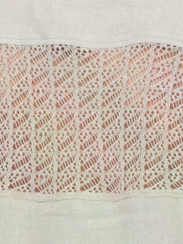 PANICALE Lace-panel Linen Shirt