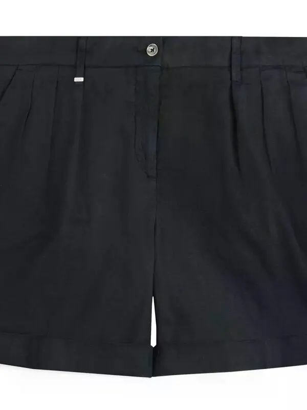FAY Pleated Shorts - Blue