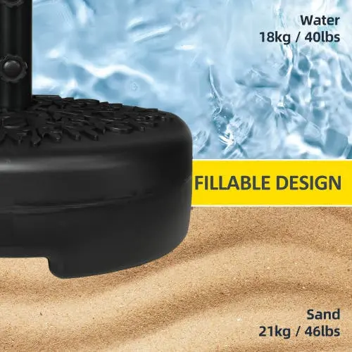 OUTSUNNY Patio Umbrella Base