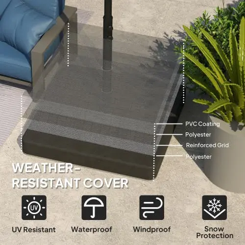 OUTSUNNY Patio Umbrella Base