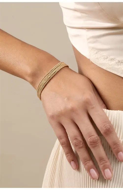 SET & STONES Leni Bead Bracelet - Gold