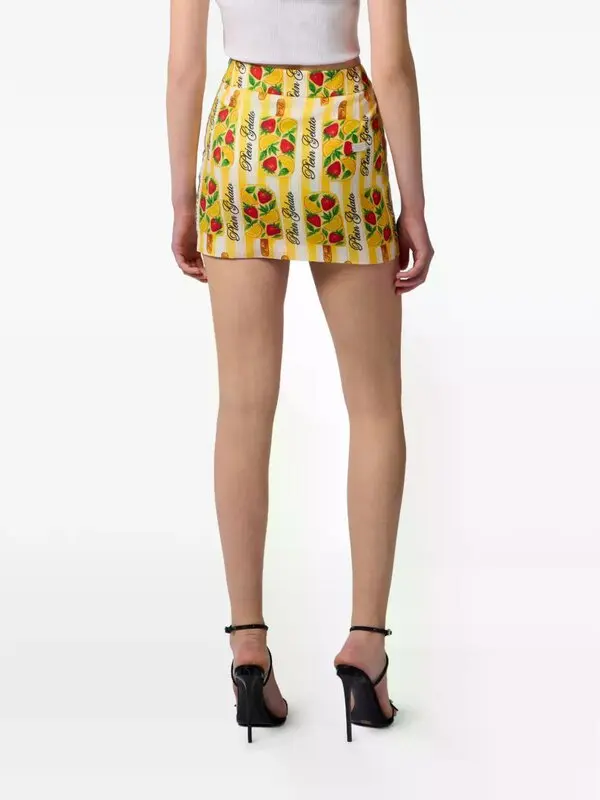 Philipp Plein Gelato" Printed Mini Skirt