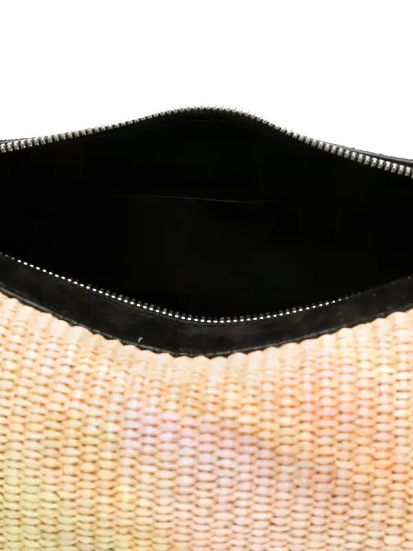 MINOBOSSI Small Anna Woven Shoulder Bag - Neutrals