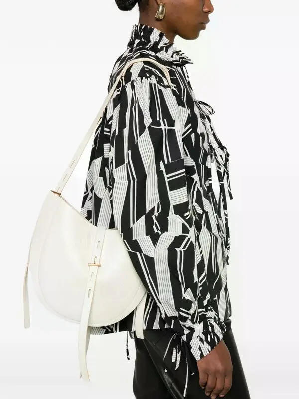 MINOBOSSI Lizzie Leather Shoulder Bag - Neutrals