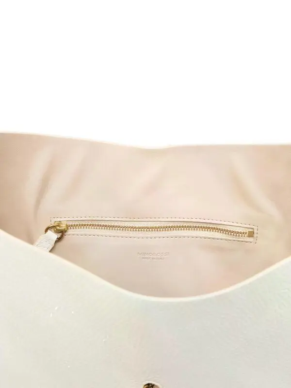 MINOBOSSI Lizzie Leather Shoulder Bag - Neutrals