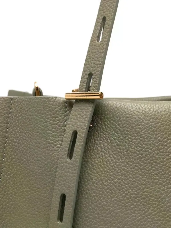 MINOBOSSI Paulina Leather Tote - Green