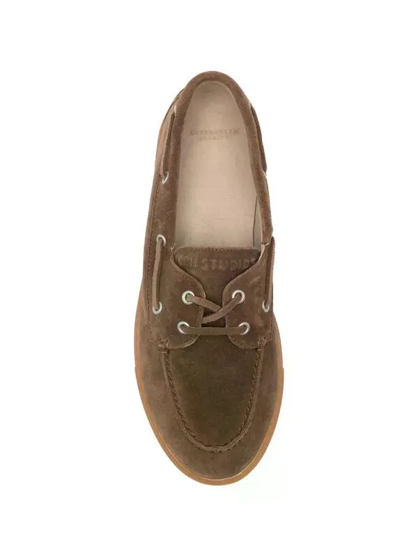 SUMMERY COPENHAGEN Leather Loafers - Brown