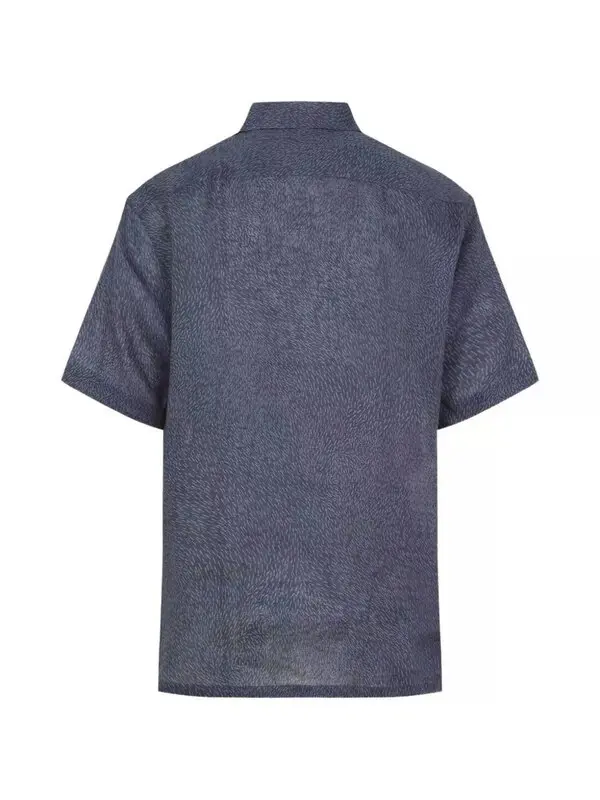 Brioni Patterned Shirt - Blue